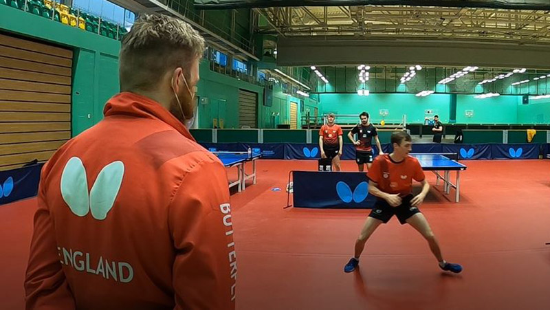 England stars well prepared for competition return - Table Tennis England