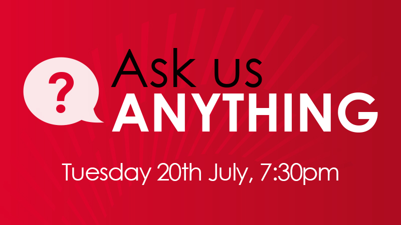 Join our Ask us Anything broadcast - Table Tennis England