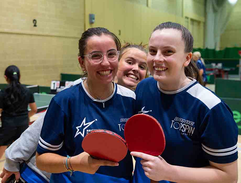Women and girls tournament a huge success - Table Tennis England