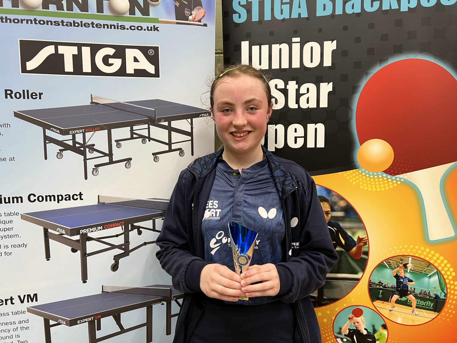 Yu's double triumph at Blackpool 4* - Table Tennis England