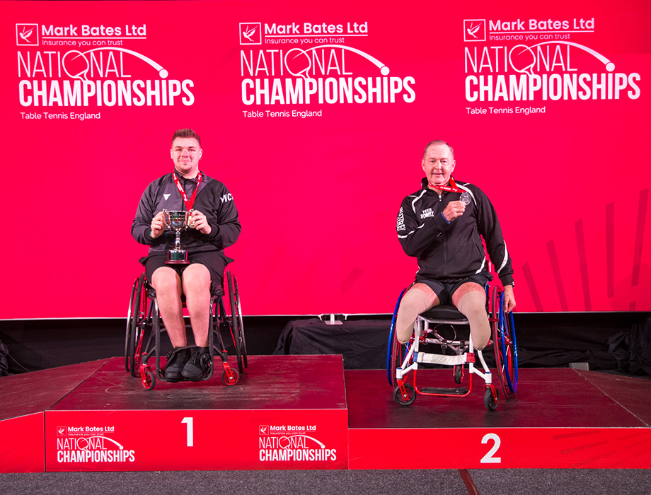 Hunter-Spivey and Facey take para honours - Table Tennis England