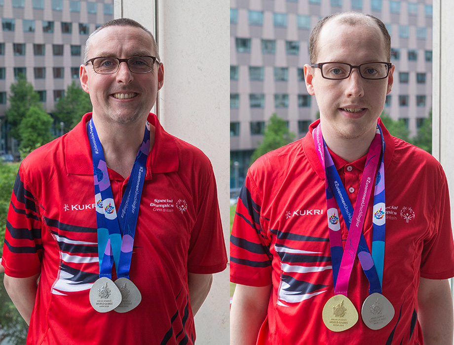 Special moments for medallists Ben and Alex - Table Tennis England