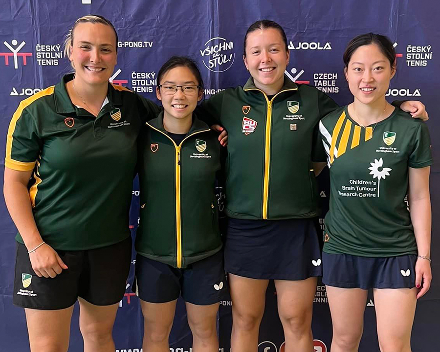 Clean sweep for Uni of Notts women in Europe - Royal County of ...