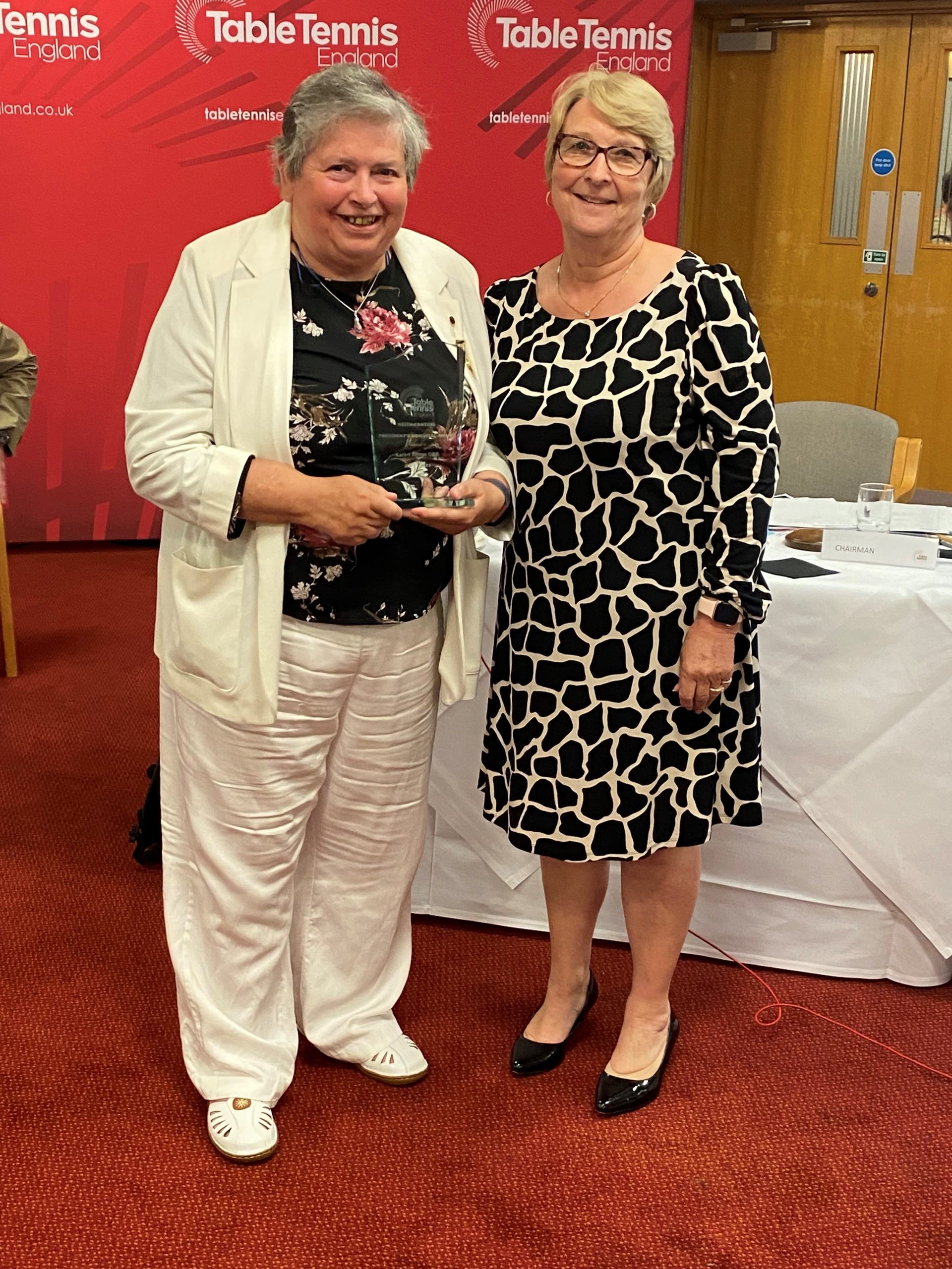Three new Vice-Presidents honoured at AGM - Table Tennis England