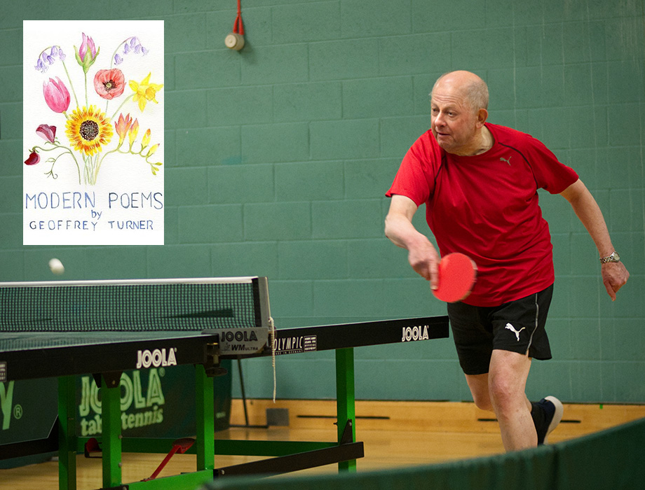 League player Geoff serves up a variety of verse - Table Tennis England