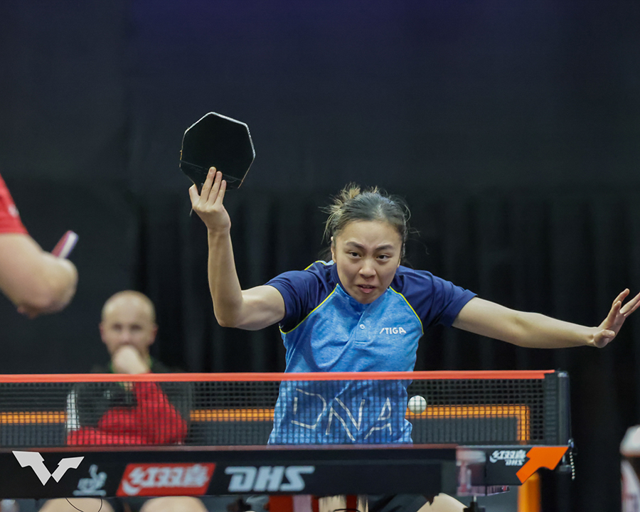 Tin-Tin picks up big win before bowing out in Doha - Table Tennis England