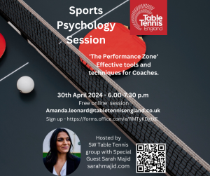 South West - March 2024 - Table Tennis England