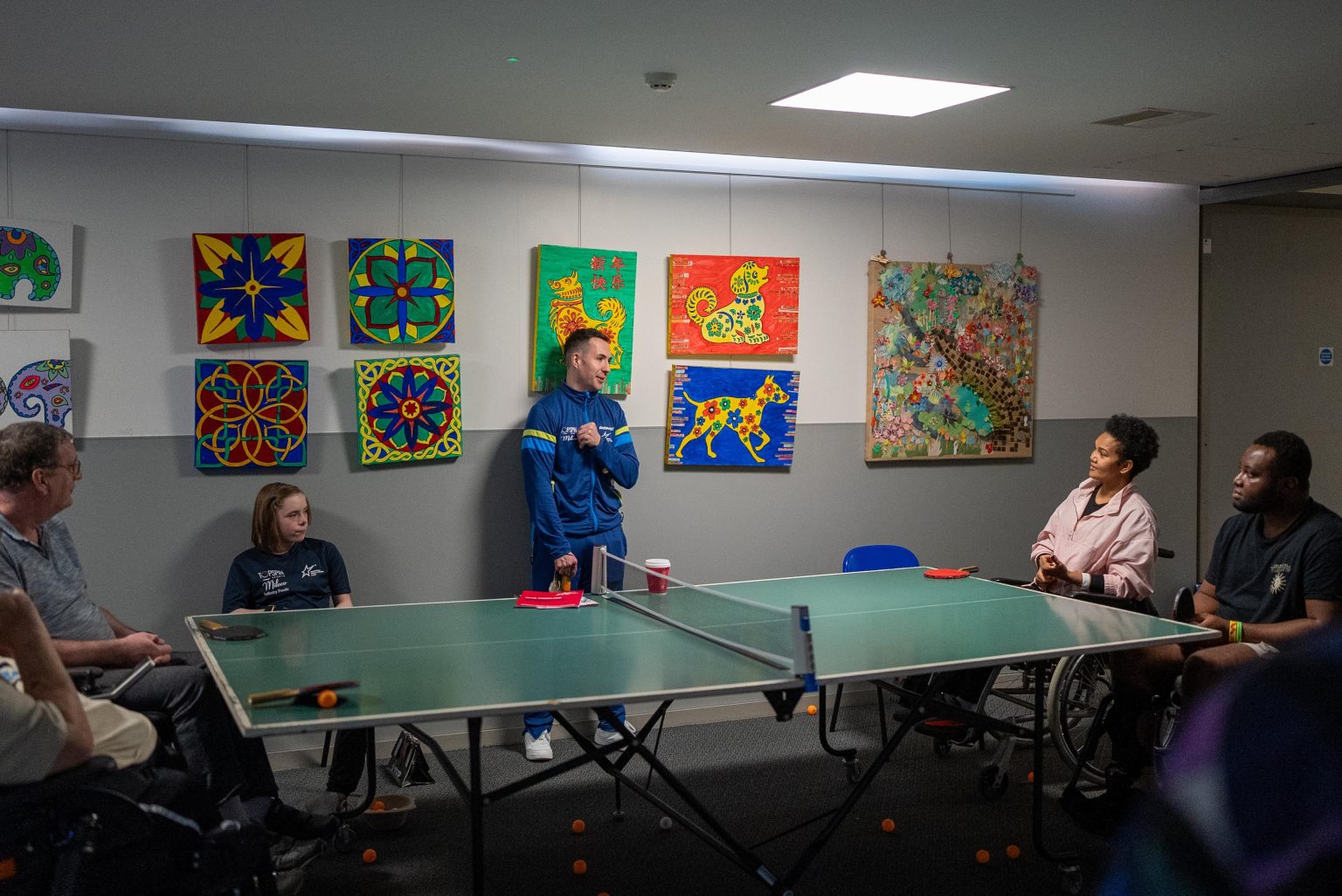 Will Bayley and Bly Twomey inspire patients at birthplace of ...