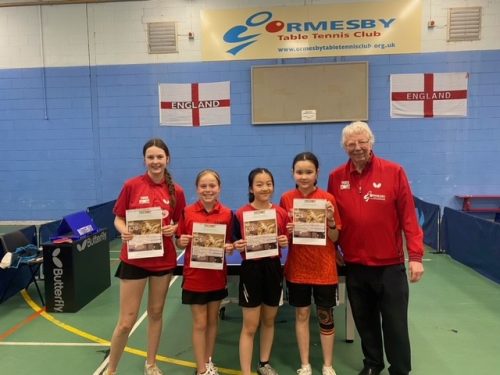 Tudor rose to the top at Ormesby 1 Star! - Table Tennis England