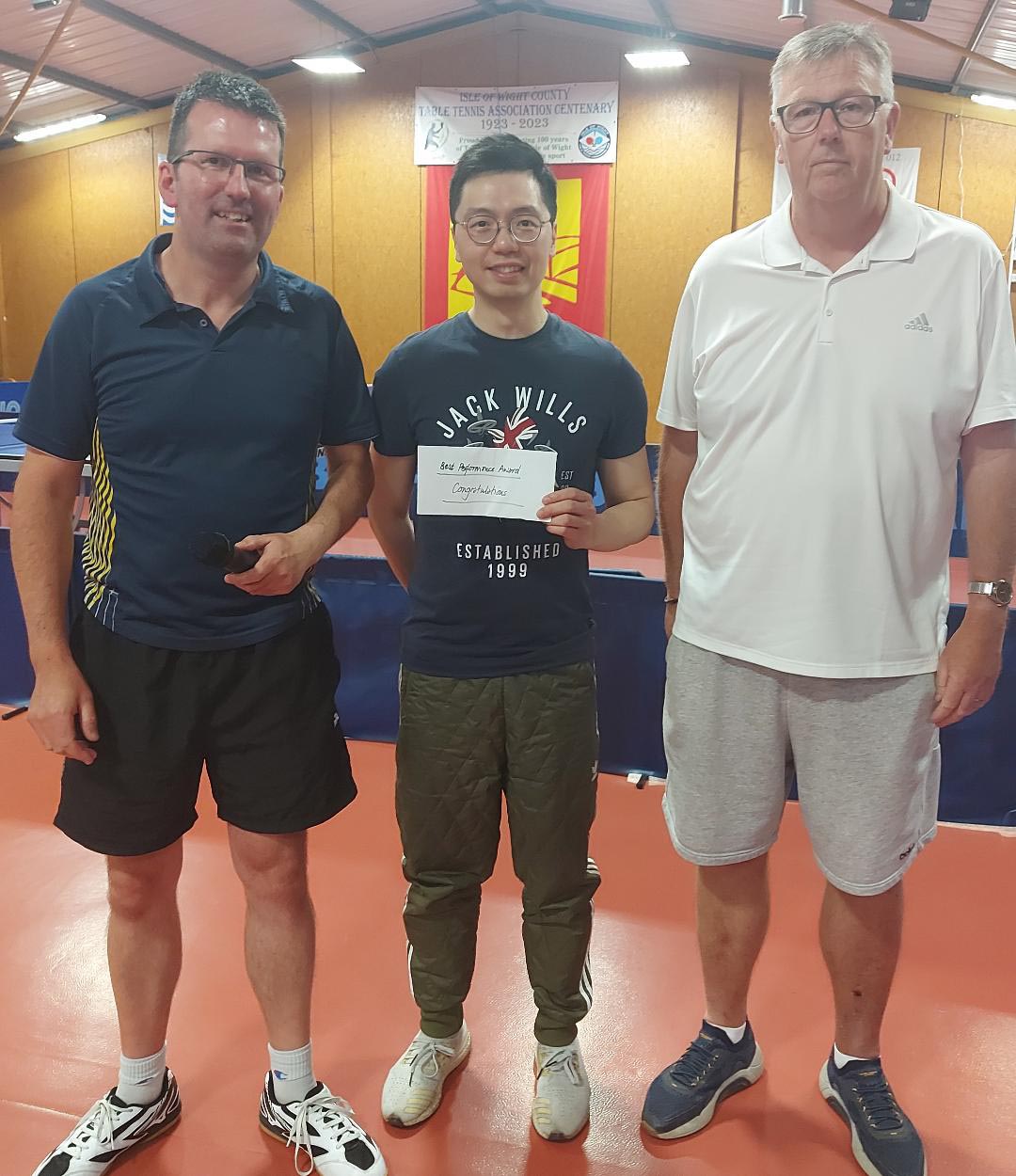 McBeath wins Island charity tournament - Table Tennis England
