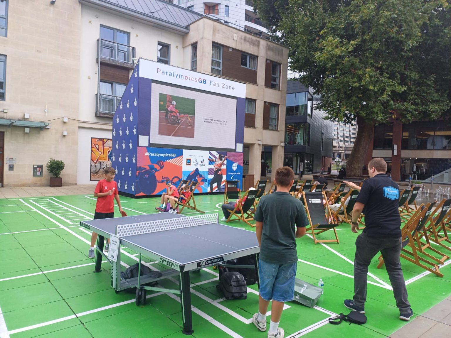 The Olympic Fanzone, Bristol Gallery - Table Tennis England