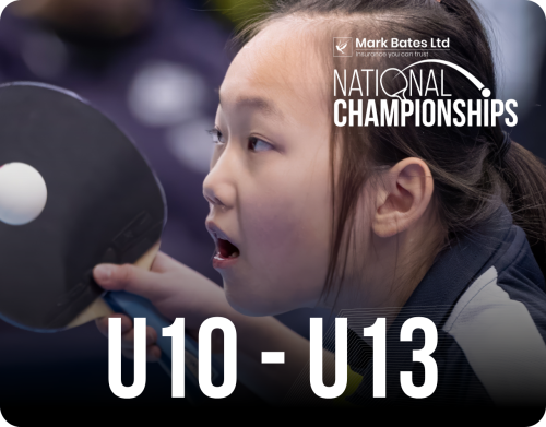 Mark Bates Ltd National Championships - Table Tennis England