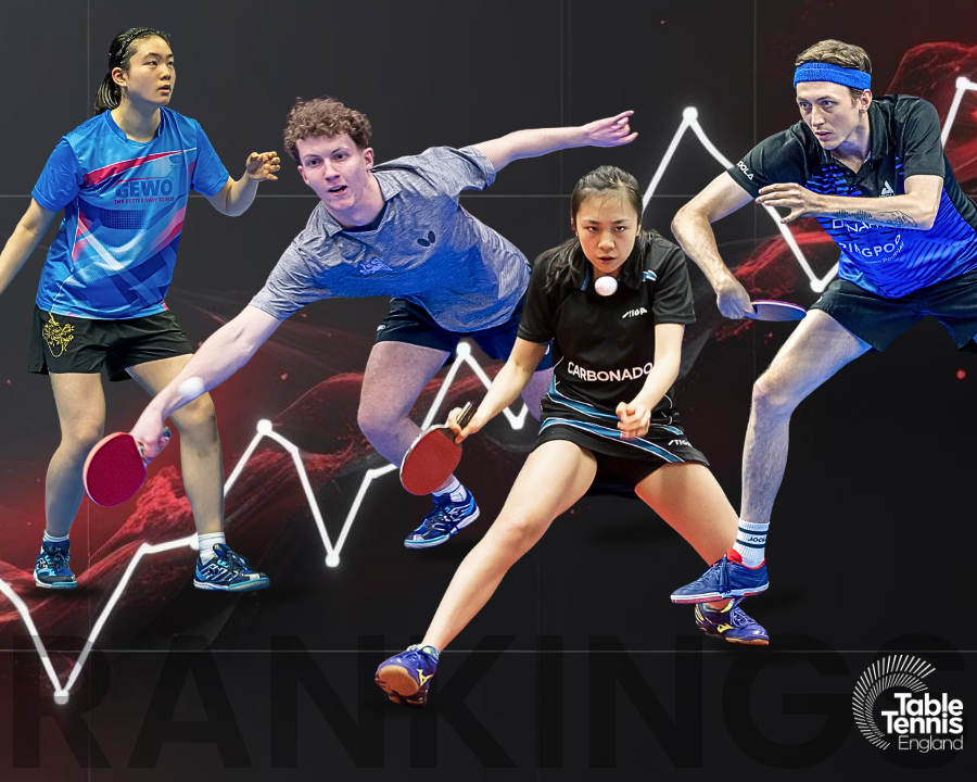 Opening rankings published for 2025/26 - Table Tennis England