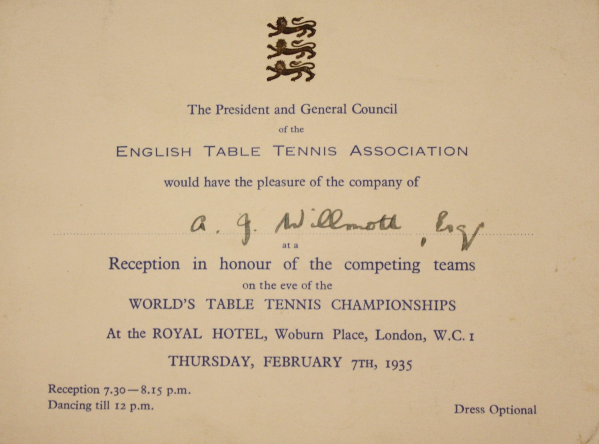Heading down Wembley Way for the first time - the 1935 Worlds - Table ...